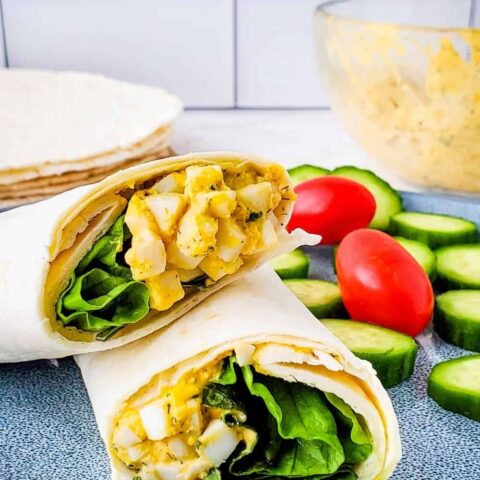 Creamy Ranch Egg Salad Wraps | THM S, Low Carb - Oh Sweet Mercy