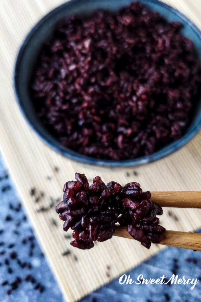 how to cook black rice rice cooker