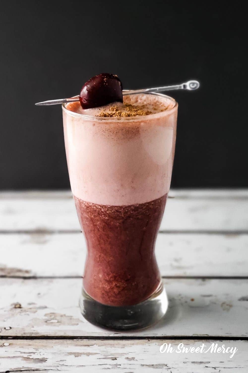 Black Forest Cherry Shake | Low Fat, THM E - Oh Sweet Mercy