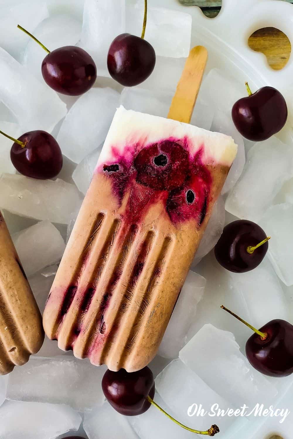 Black Forest Cherry Pops | Low Fat, THM E - Oh Sweet Mercy
